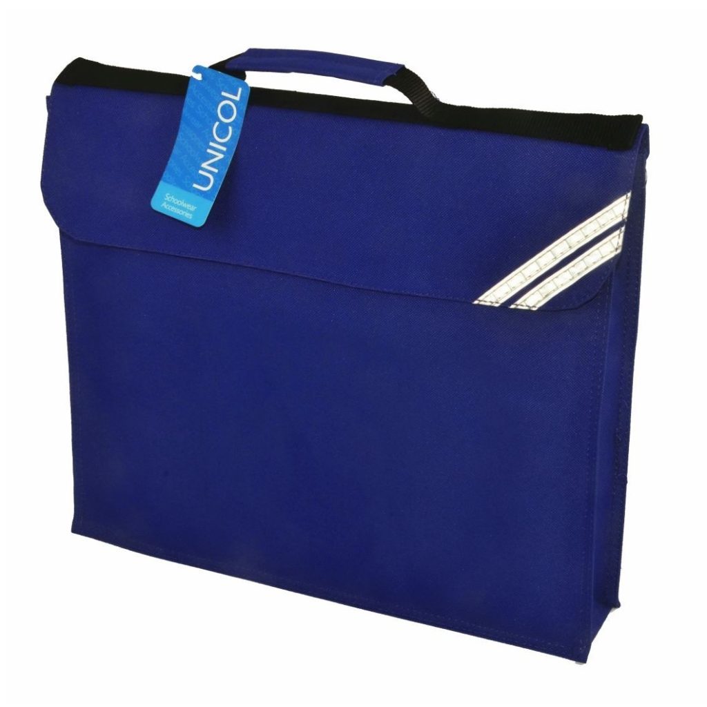 BBX05 Royal Blue Book Bag – Leeming RAF CP School – Schoolshop